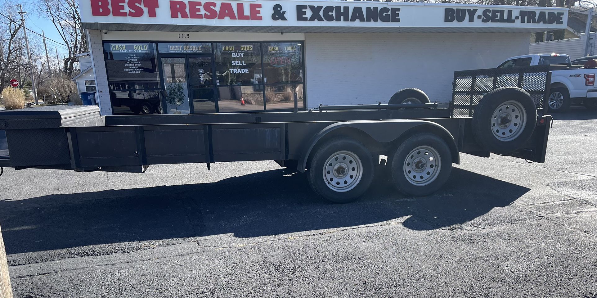Dwt 7000 16ft Utility Trailer Double Axel With Brakes for Sale in Willoughby, OH - OfferUp
