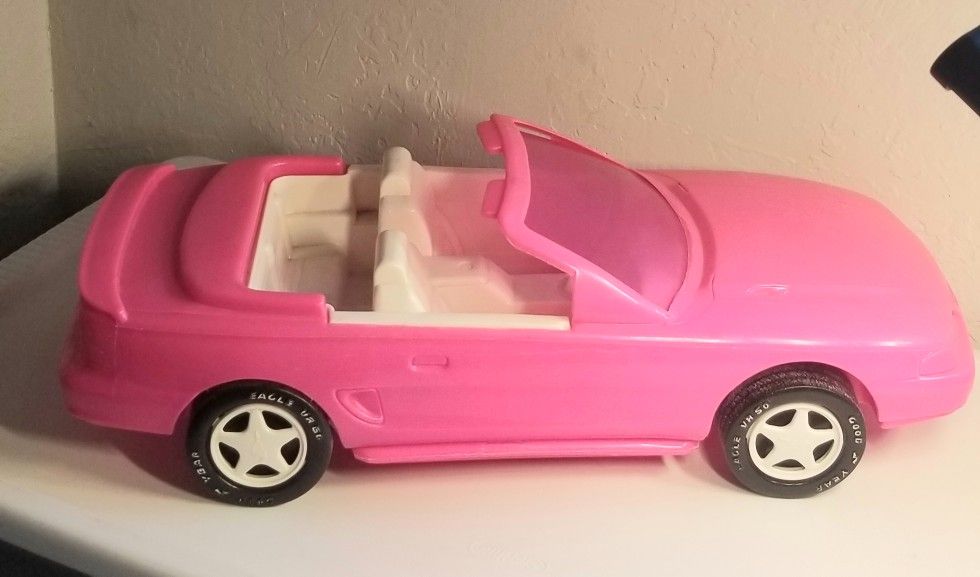 Pink Mustang Convertible