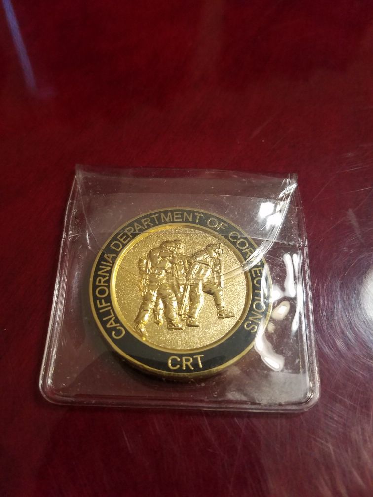 RARE CDCR CHALLENGE COIN CRT for Sale in Tulare, CA - OfferUp