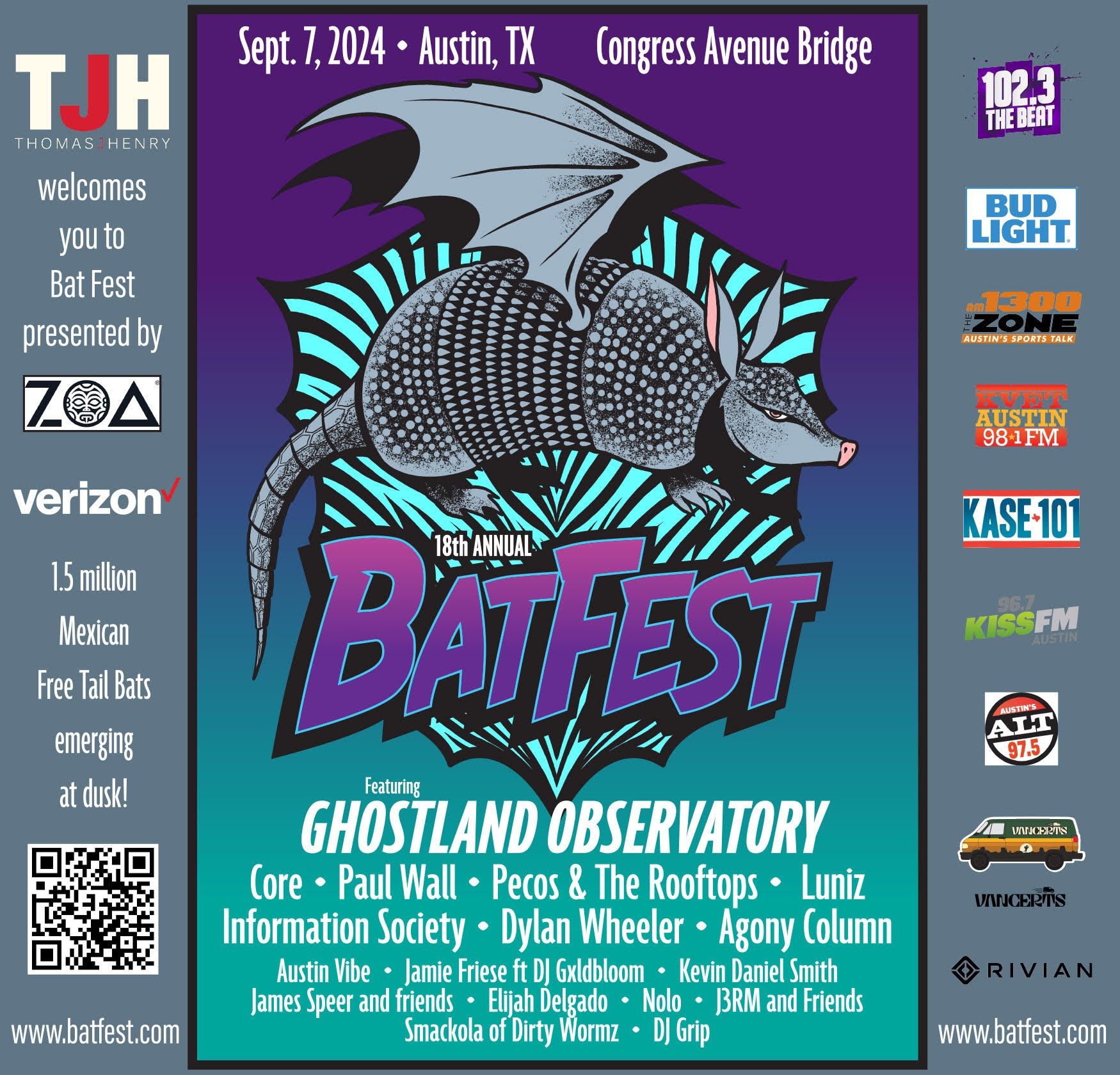 TODAY: Bat Fest 2024 Tickets 09/07/2024 for Sale in Austin, TX - OfferUp
