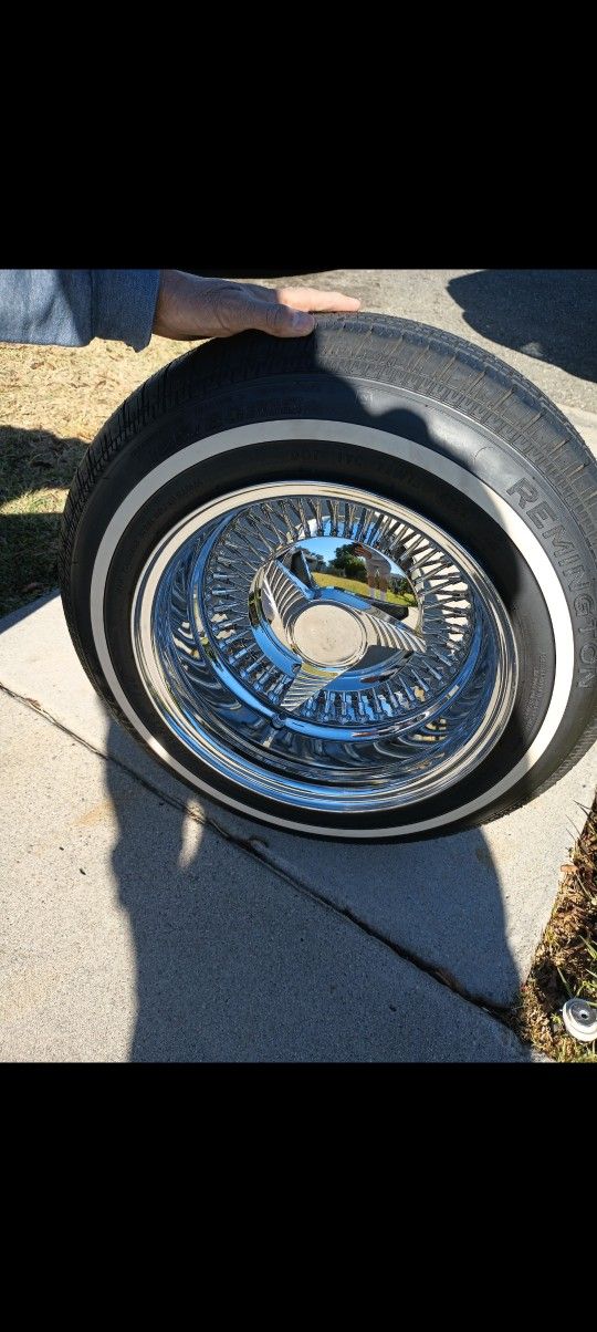 13 X 7 Roadster Wire Wheels Rims Tires Dayton for Sale in La Habra ...