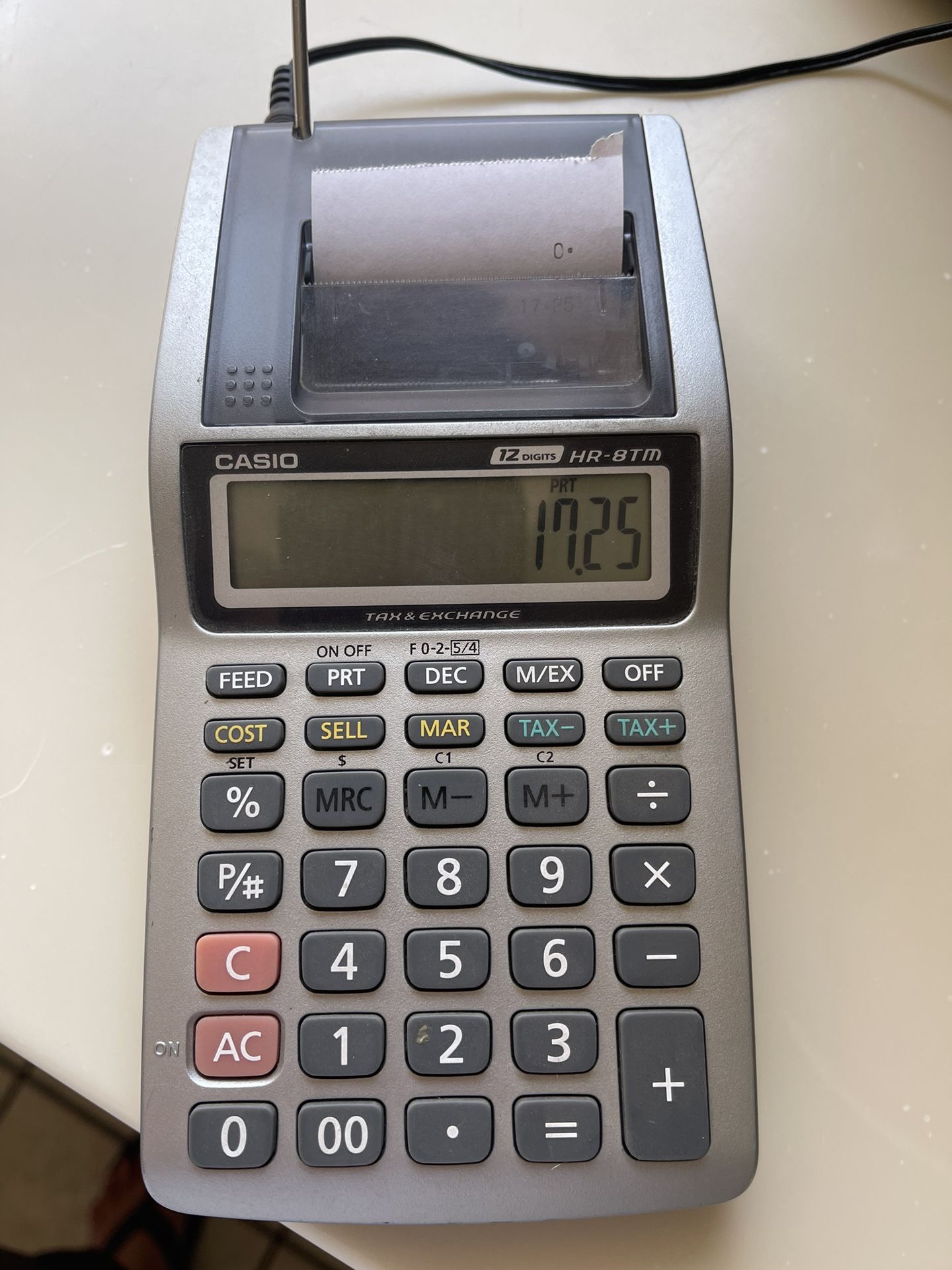 Casio HR-8TM Printing Calculator for Sale in Hesperia, CA - OfferUp
