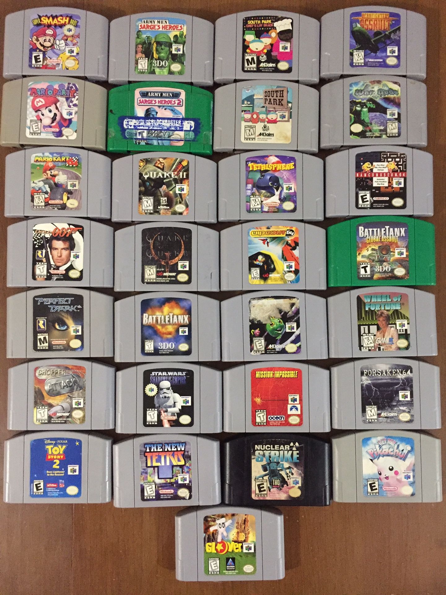 29 Game N64 Nintendo 64 Lot - NO SPORTS OR RACING GAMES for Sale in ...