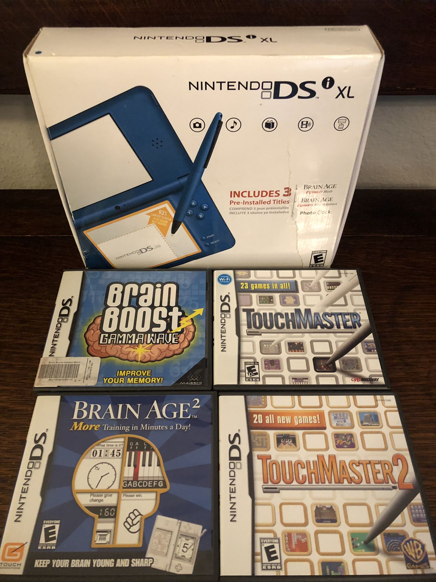 Nintendo DSi XL 7 Blue-Games included Original box for Sale in Suffolk ...