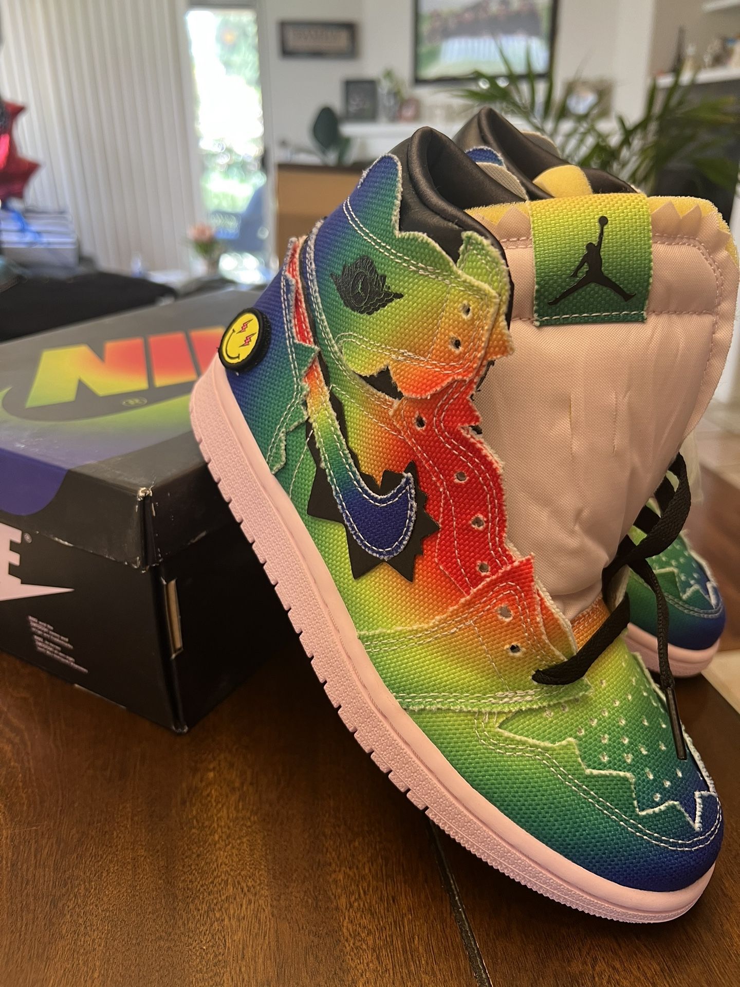 J Balvin X Air Jordan 1 Retro Og High ‘ Colores Y Vibras ‘ For Sale In