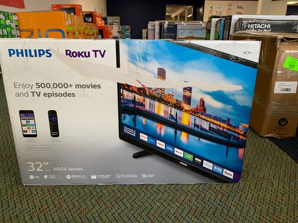 Brand New Philips ROKU 32” Tv! Open box w/ warranty for Sale in ...