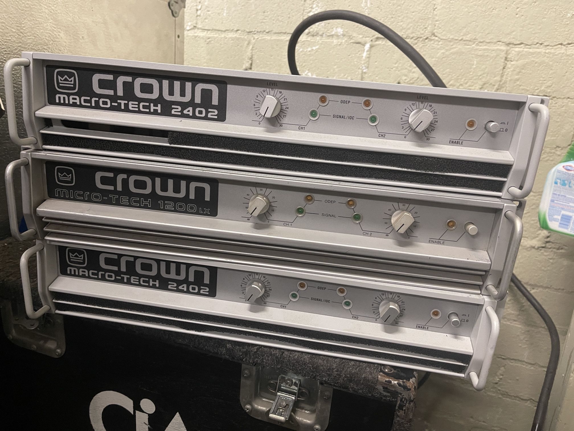 MICRO TECH CROWN 2 1200LX AMP POWER AMPLIFIER SOLD SEPARATELY EACH 2 ...