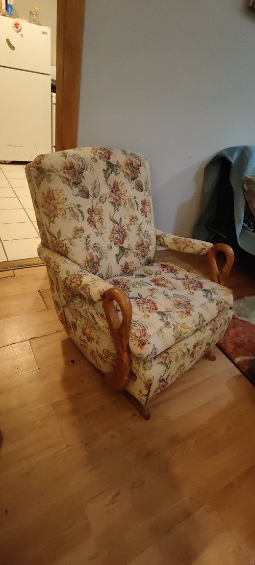 Antique Gooseneck Rocking Chair Rare for Sale in Paterson NJ OfferUp