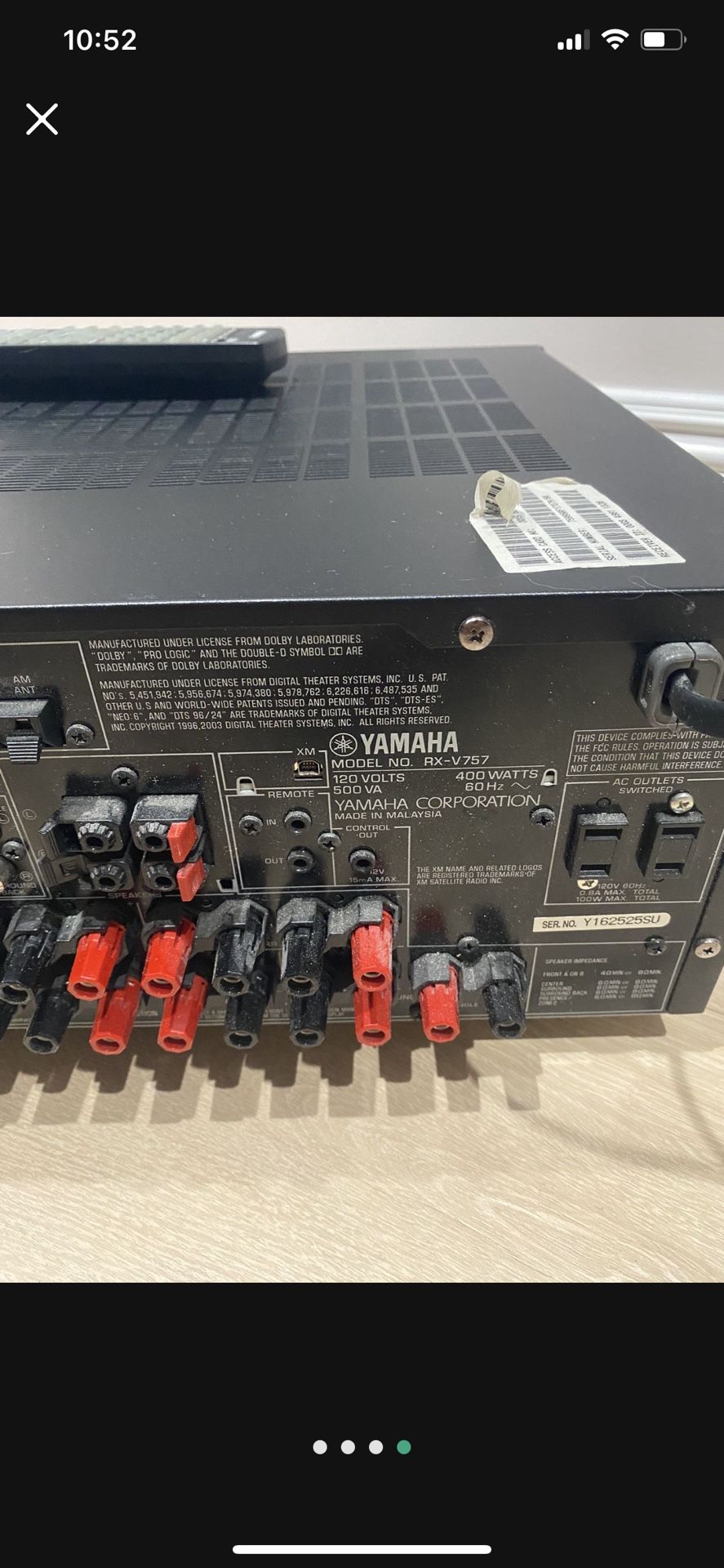 Yamaha AV Receiver RX-V575 for Sale in Hacienda Heights, CA - OfferUp