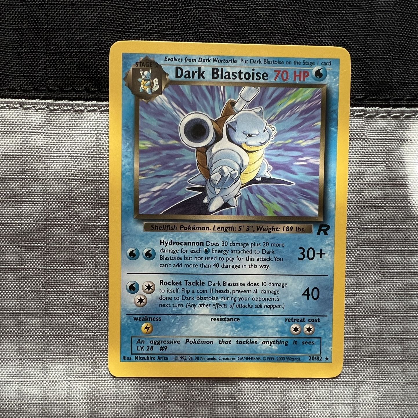 Dark Blastoise Card