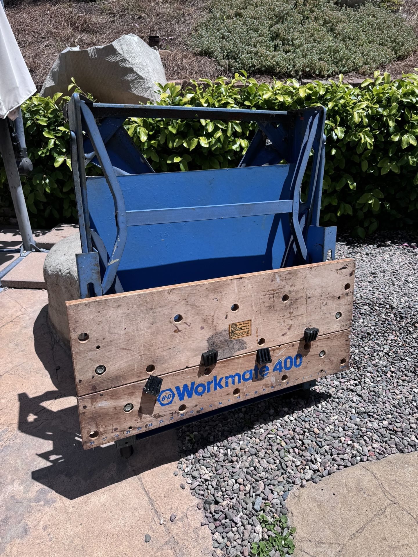 FREE Portable Workbench - Black & Decker Workmate 400 for Sale in San ...