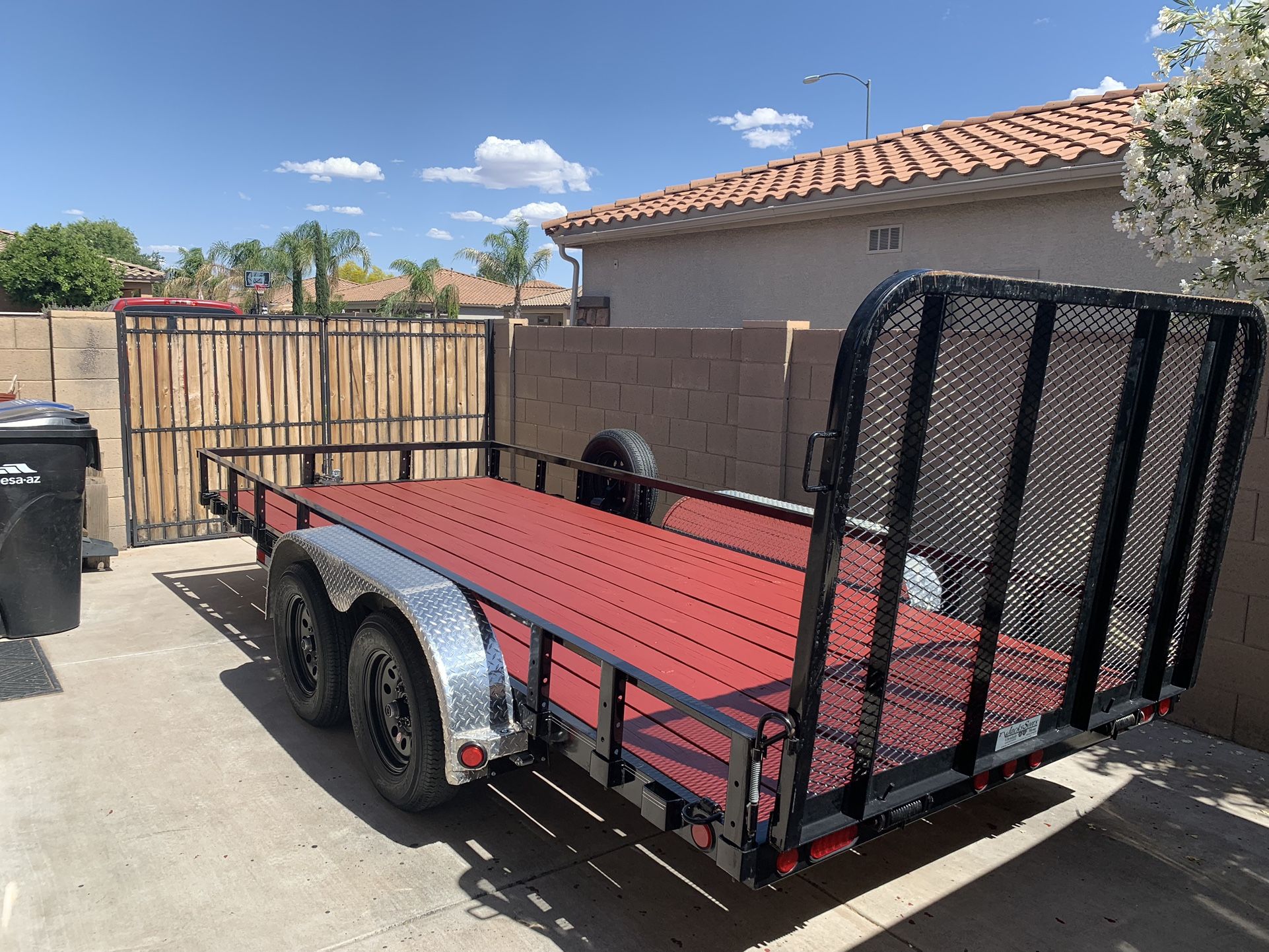 2022 PJ Trailer 77x16 Utility Toy Hauler With Brakes Like New Radial ...
