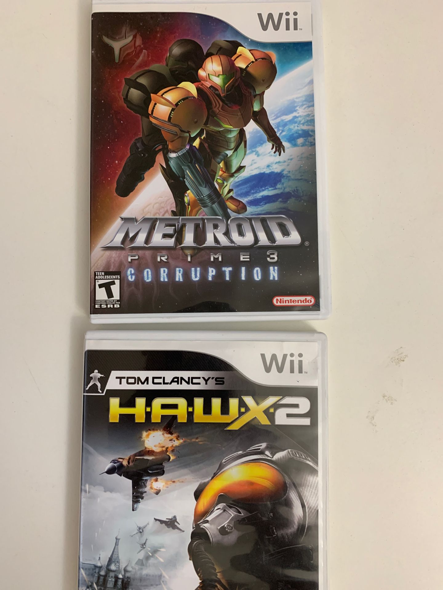 Wii Metroid prime 3 and hawx 2 games for Sale in Phoenix, AZ - OfferUp