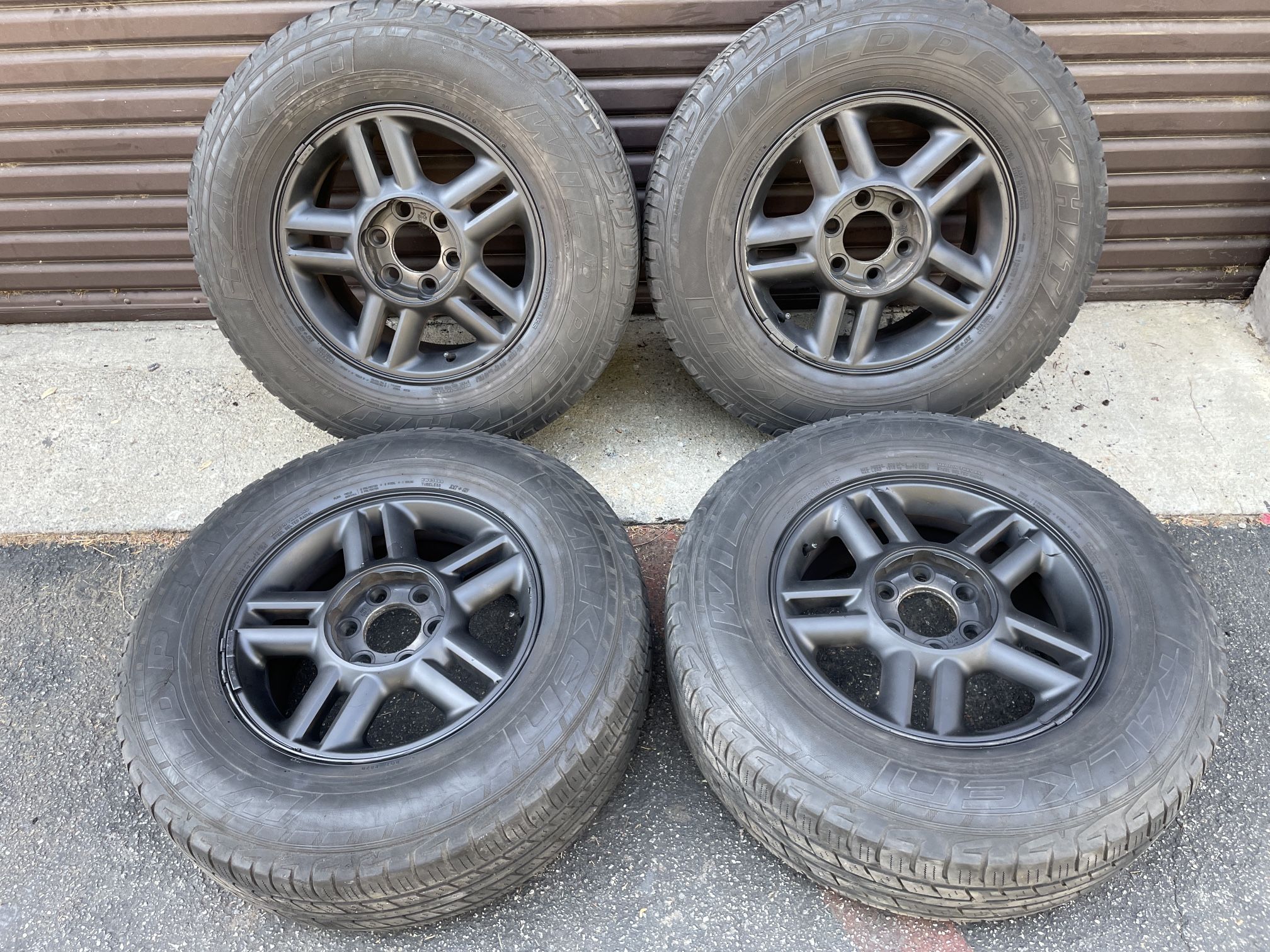 Black 17 ford rims and old tires f150 navigator Expedition 6 lug for ...