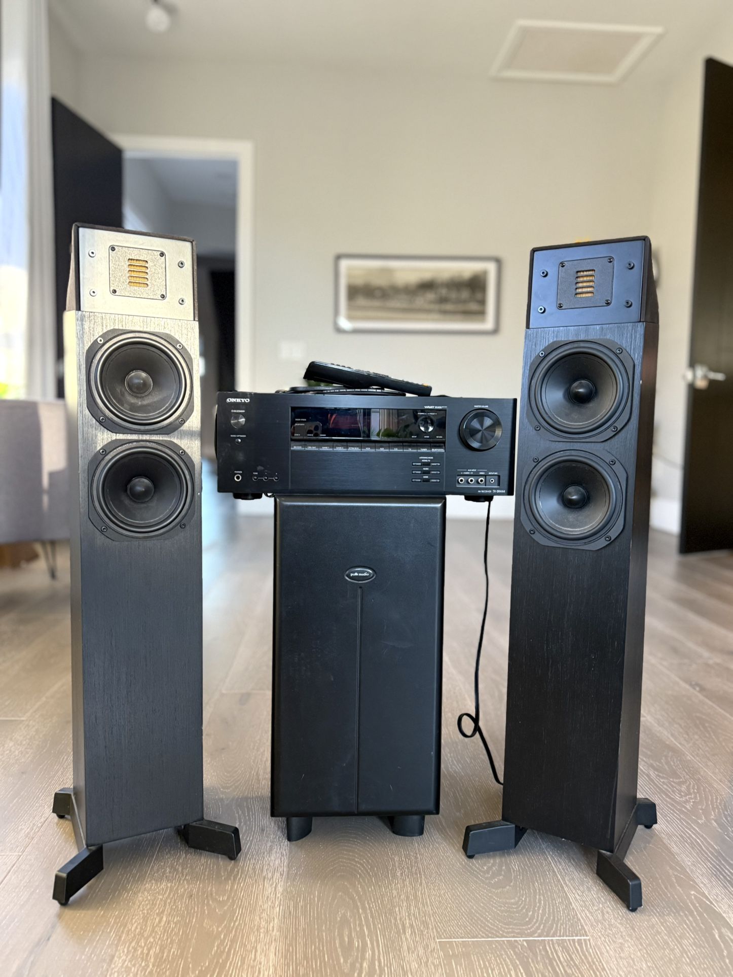 High End Sound System, Tower Speakers, Subwoofer Polk Audio, Martin ...