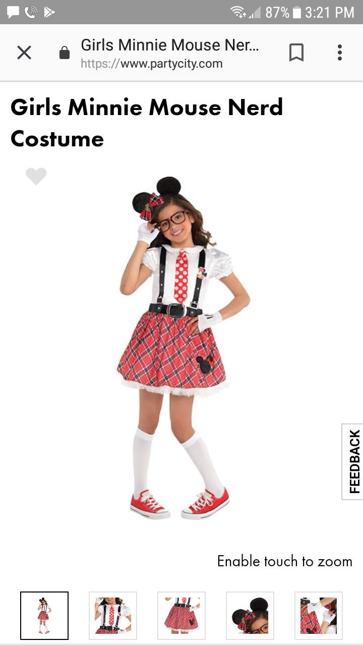 Minnie Mouse Nerd Costume