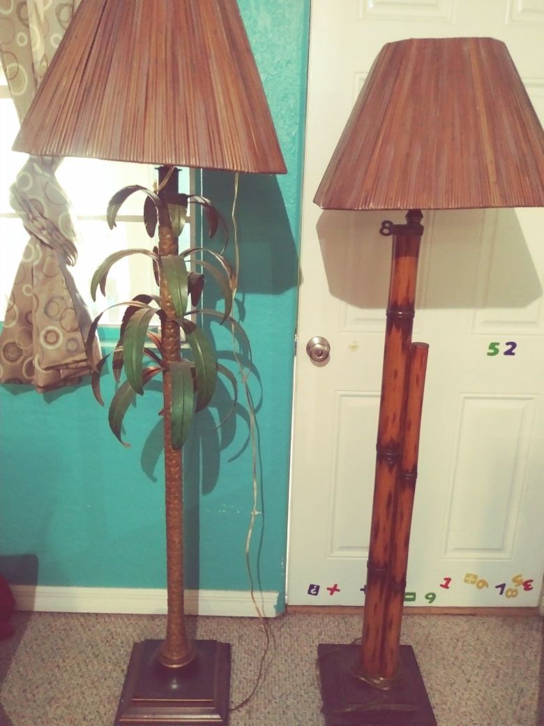 TROPICAL PALM TREE BAMBOO TOMMY BAHAMA STYLE LAMPS for Sale in Apopka ...