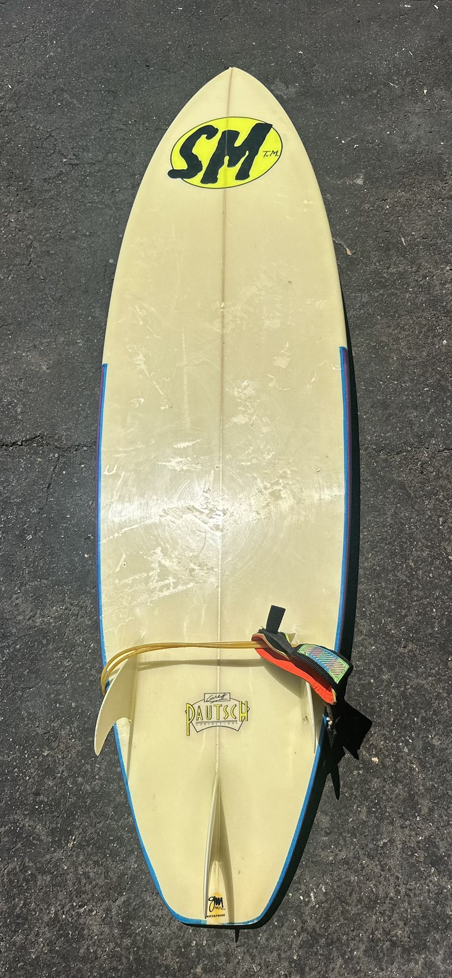 Fiberglass Pro Custom 6’5” Speed Surfboard Shaped By “Legend “ Greg ...