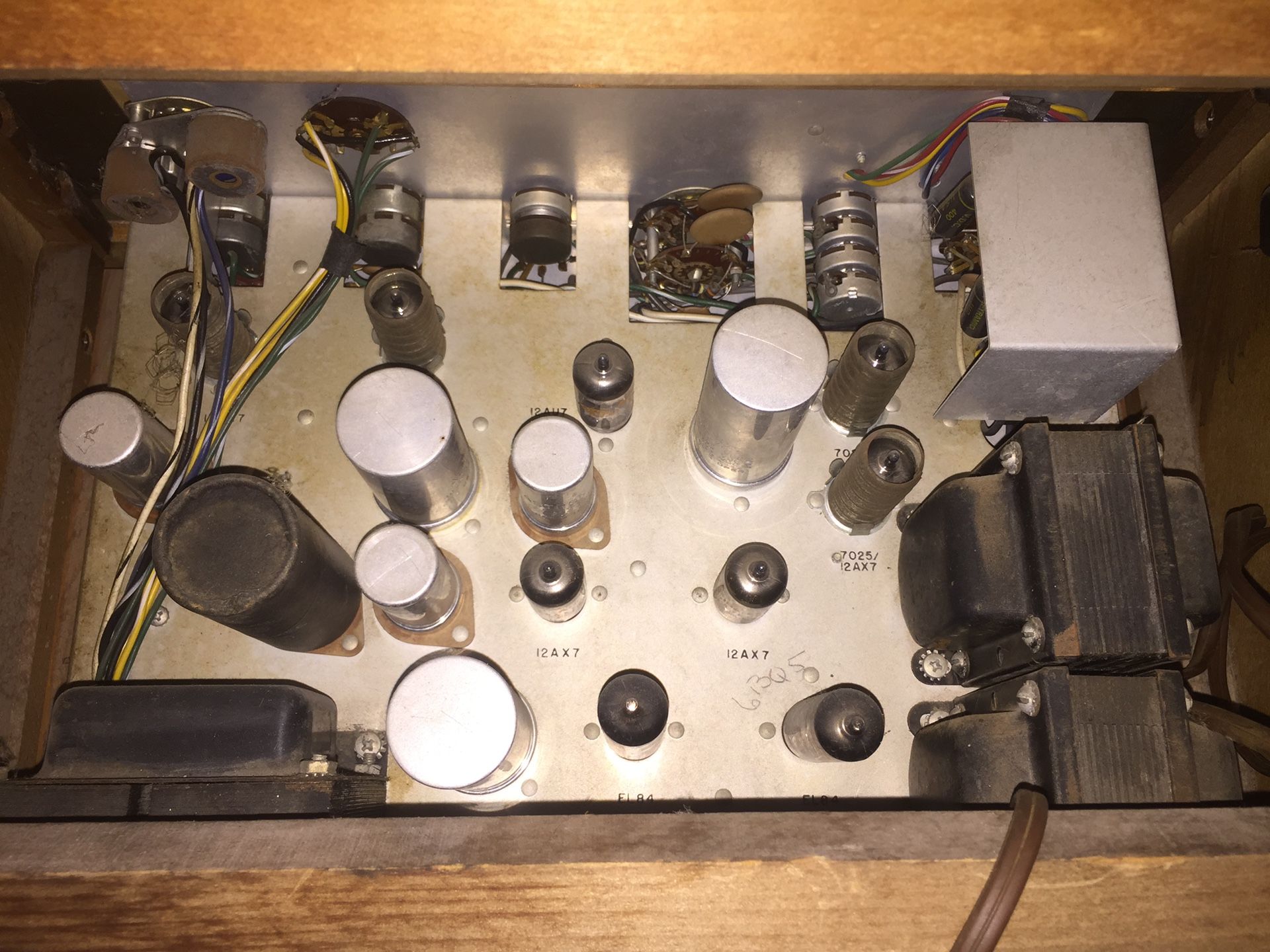 Pilot vintage tube stereo console with 245-A integrated amplifier ...