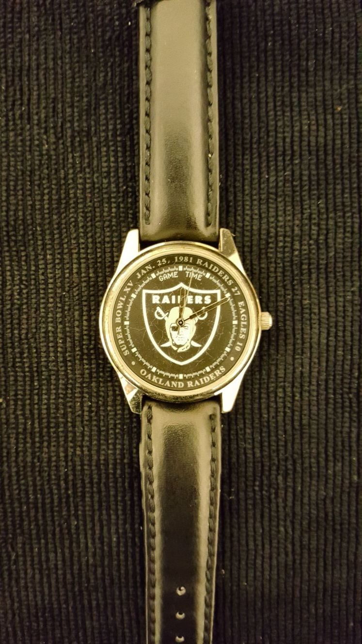 Raiders Super Bowl XV Watch • Game Time Shop for Sale in Fontana, CA ...