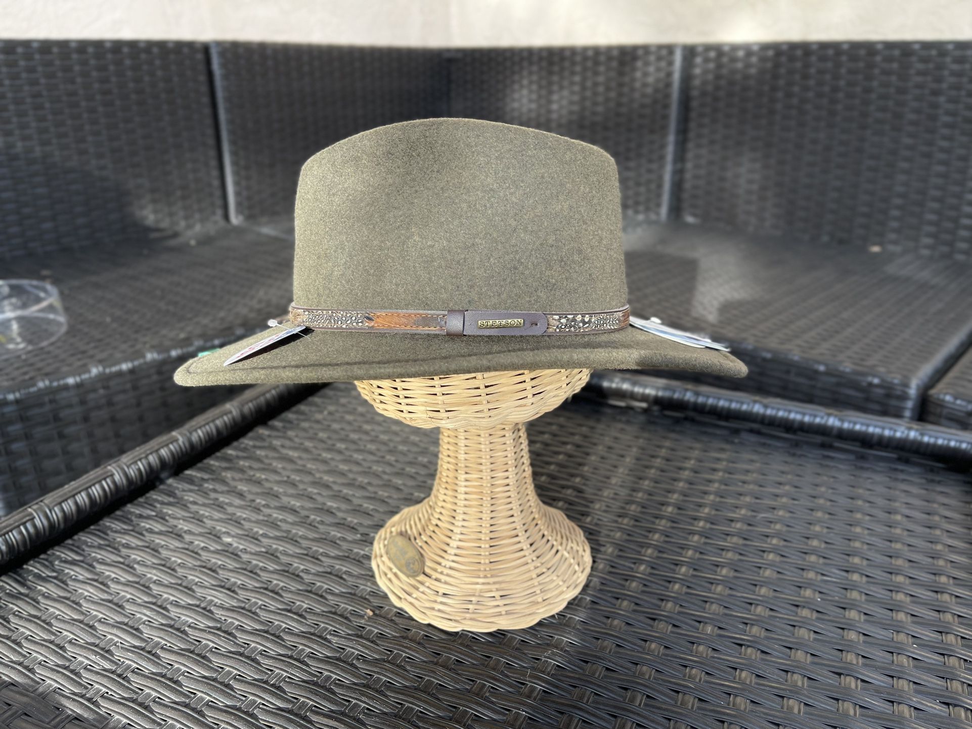 Stetson Wool Felt Outback - Loden - XL - $60 for Sale in La Mesa, CA ...