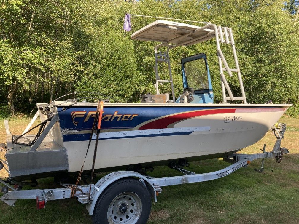 2000 Fisher ALUMINUM BOAT 21ft Tead Full Ad for Sale in Everett, WA ...