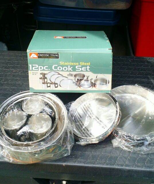 Ozark Trail 12 pc Stainless Steel Copper Cook Set for Sale in DeBary ...
