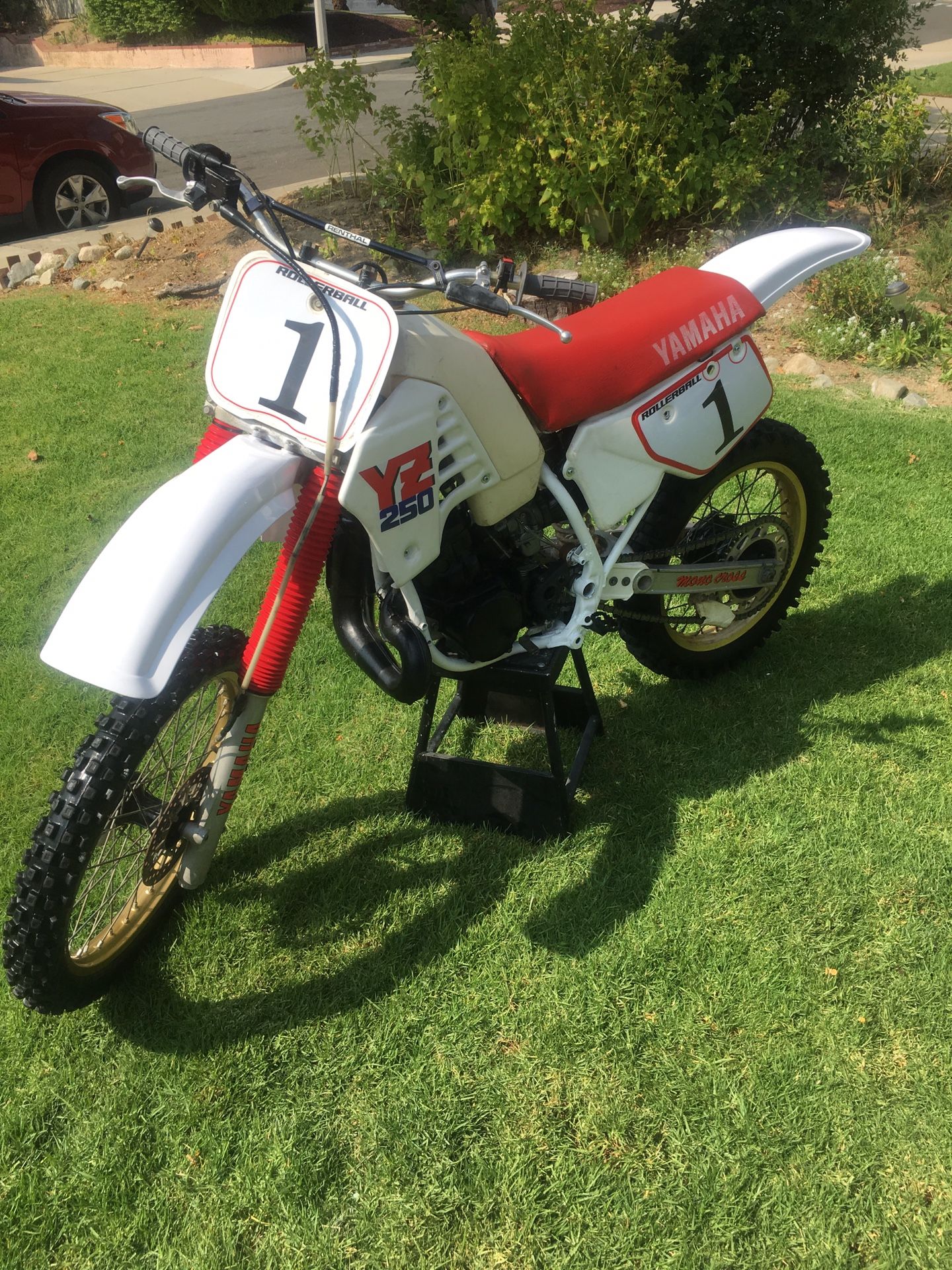1987 Yamaha YZ250 Ross “Rollerball” Pederson tribute bike yz 250 rm cr kx 2 stroke motocross ...