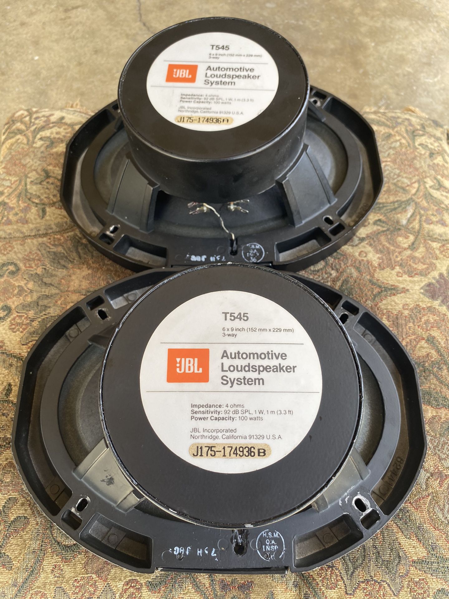 T545 JBL 6x9 old school speakers $600 obo for Sale in Santa Ana, CA ...