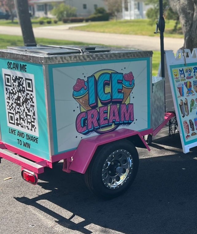Ice Cream Cart ( Nelson Cold Plate ) Towable for Sale in Warwick, RI ...