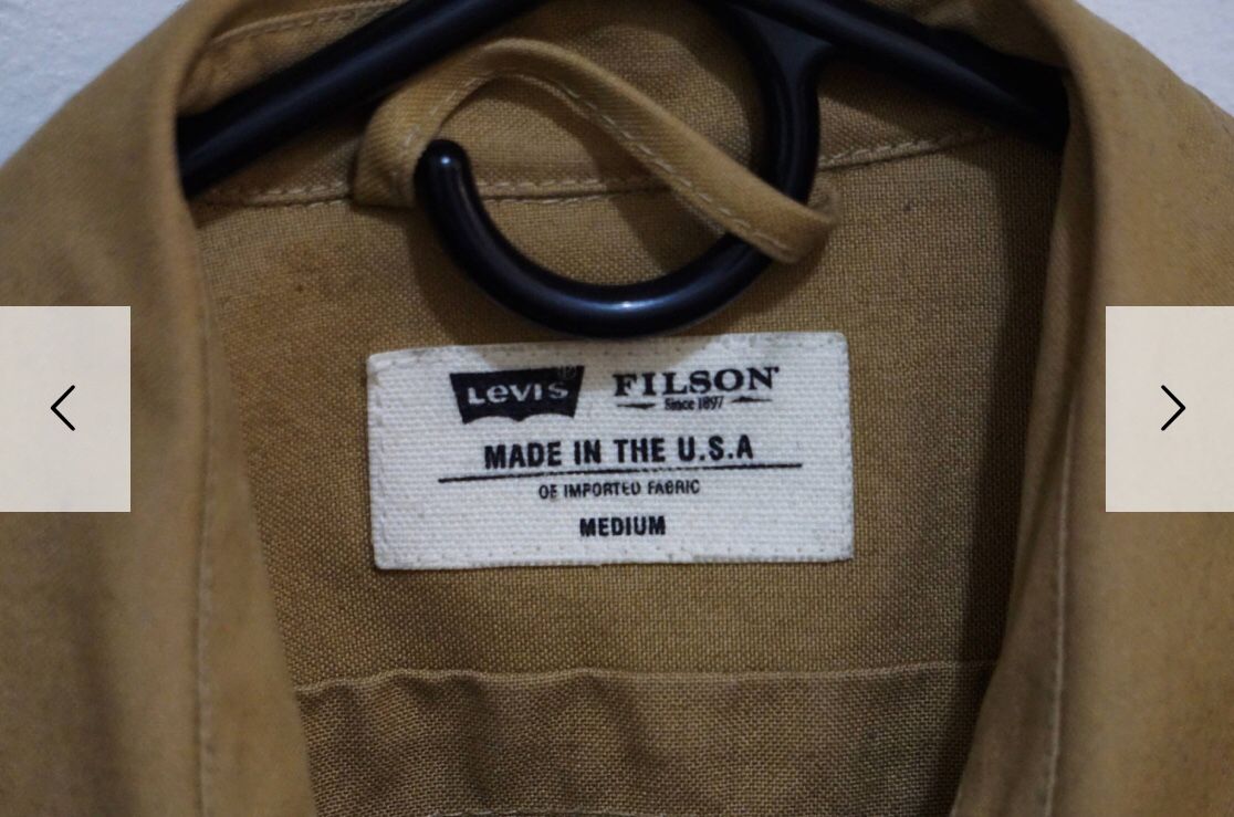 Men’s Levi/Filson Sawtooth shirt.... RARE for Sale in Olympia, WA - OfferUp