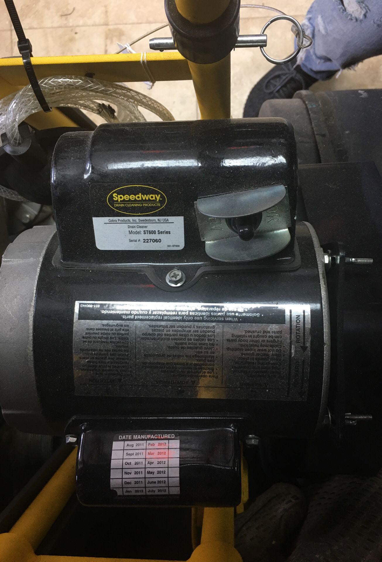 Speedway ST600 Series Drain Cleaning Product for Sale in Hollywood, FL ...