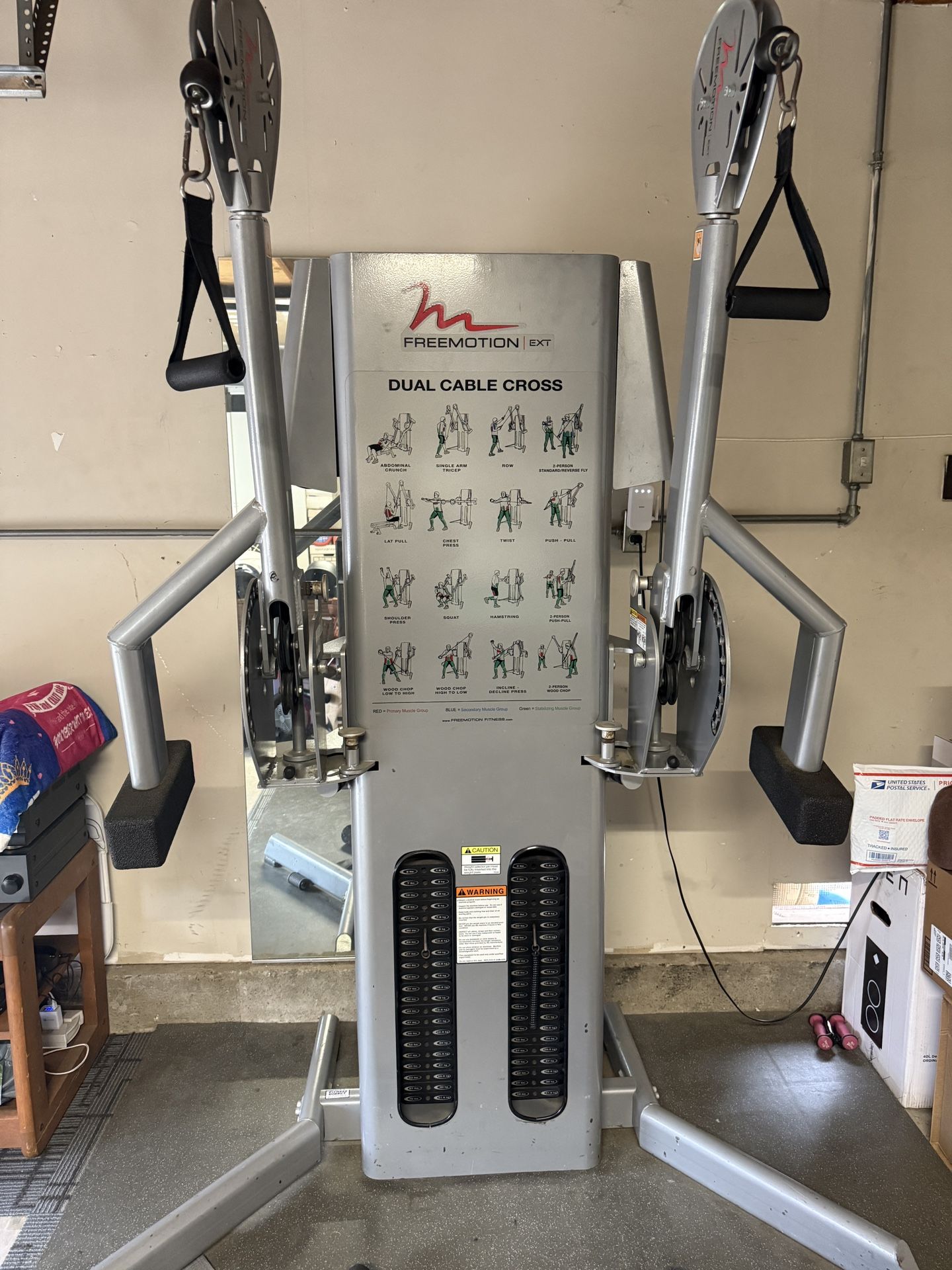 Cable Machine- Free Motion dual Cable Machine for Sale in El Cajon, CA ...
