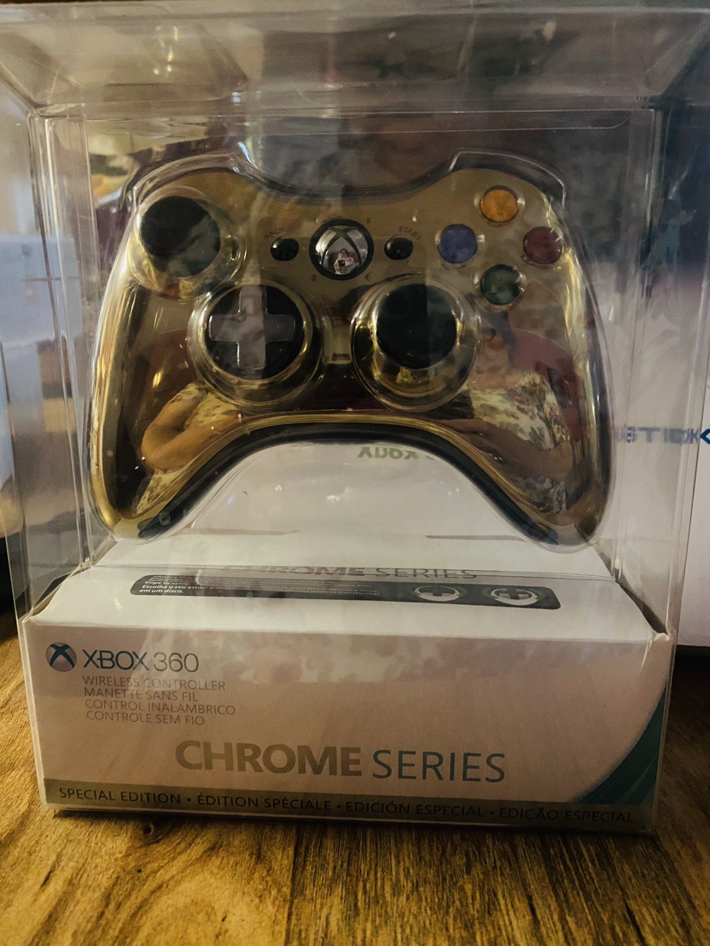 Silver Chrome Xbox 360 Controller