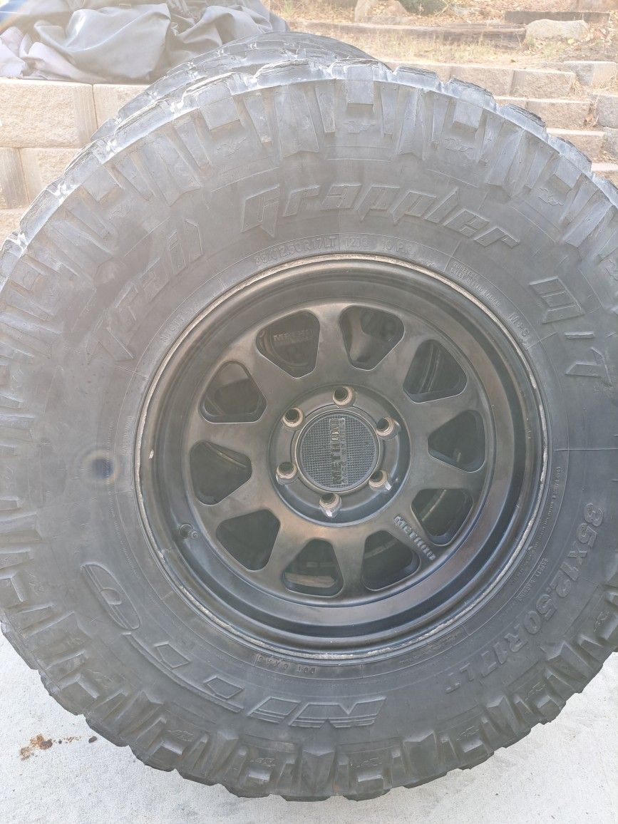 17 Inch Method Wheels. 6x5.5 / 6x139.7 for Sale in San Diego, CA - OfferUp