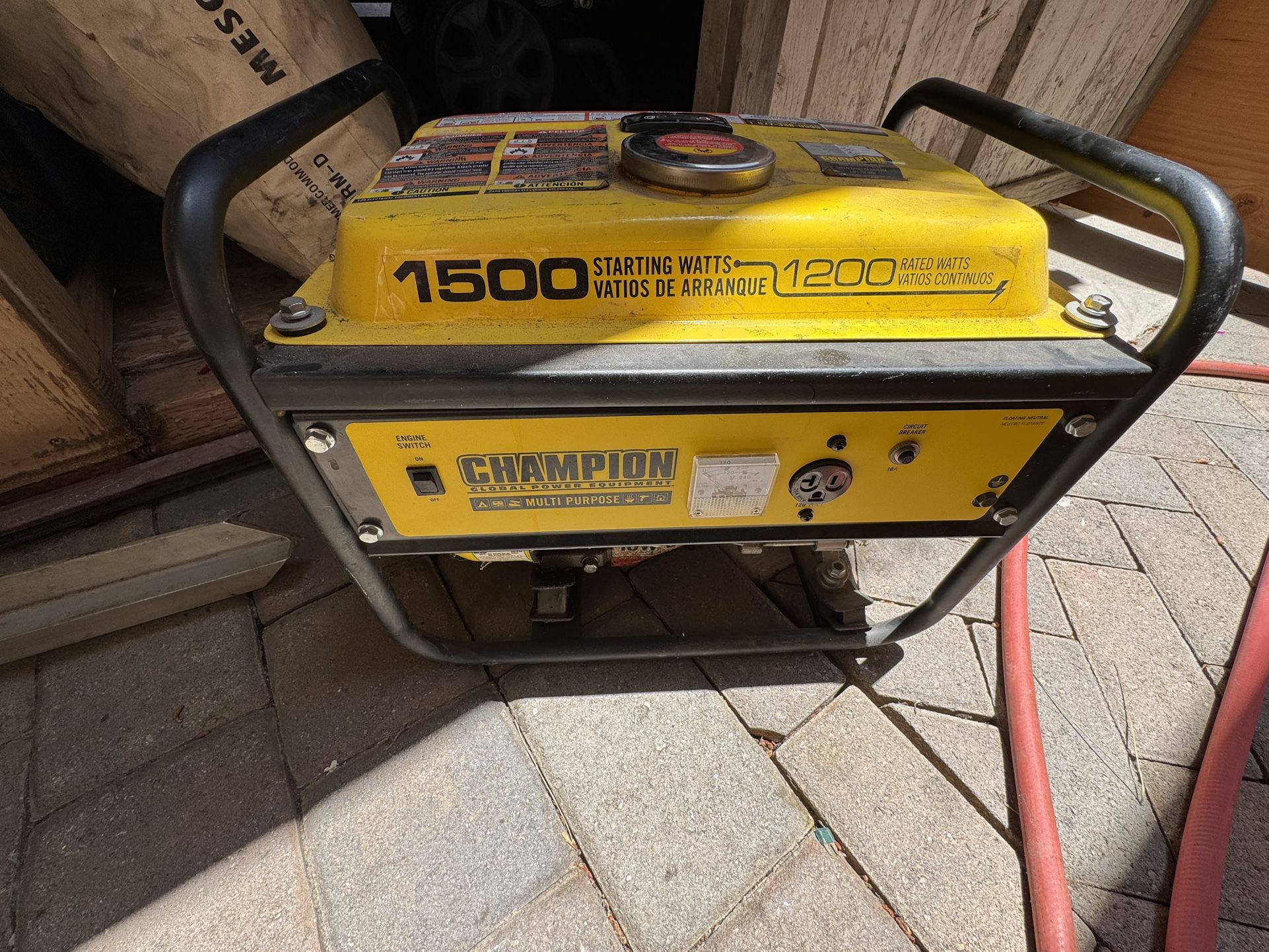 Champion 1500 Generator for Sale in Canyon Country, CA - OfferUp