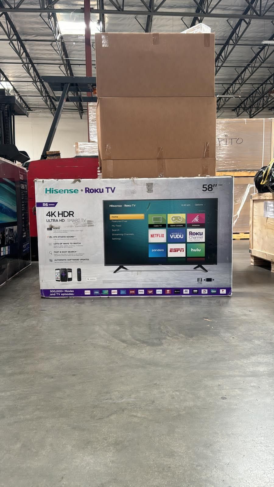 HD130 58” Hisense Roku smart 4k led tv for Sale in San Diego, CA - OfferUp