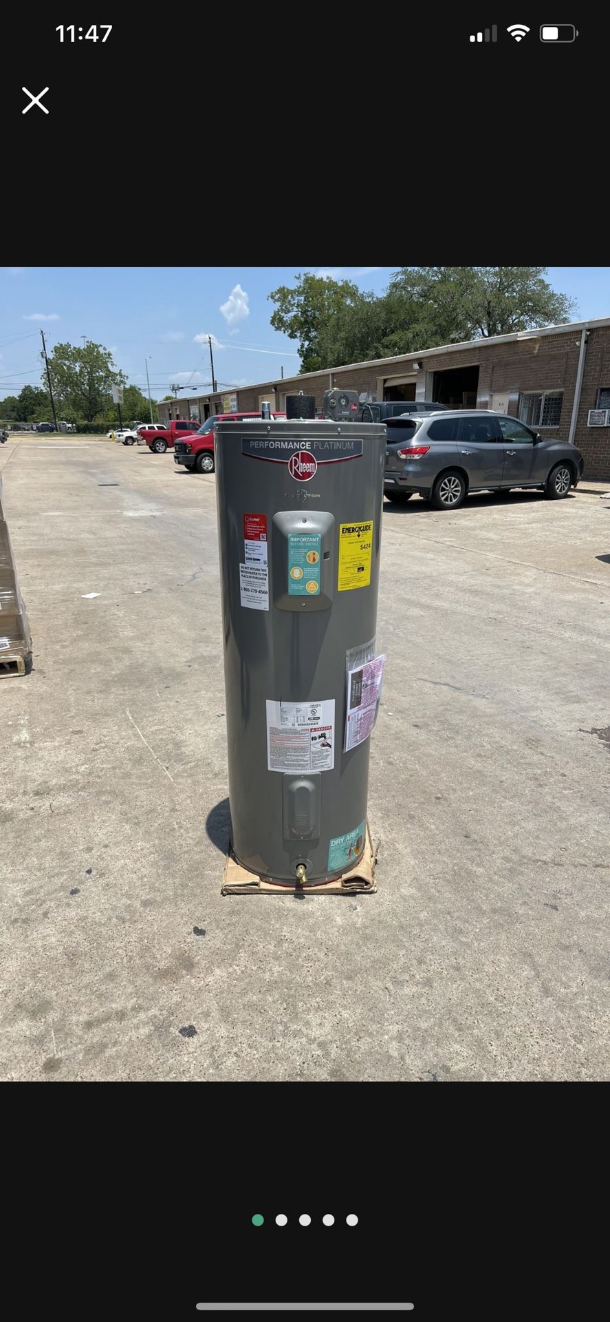 Rheem Gladiator 50 Gal Tall 12 Year 5500 5500 Watt Smart Electric rheem-gladiator-50-gal-tall-12-year-5500-5500-watt-smart-electric