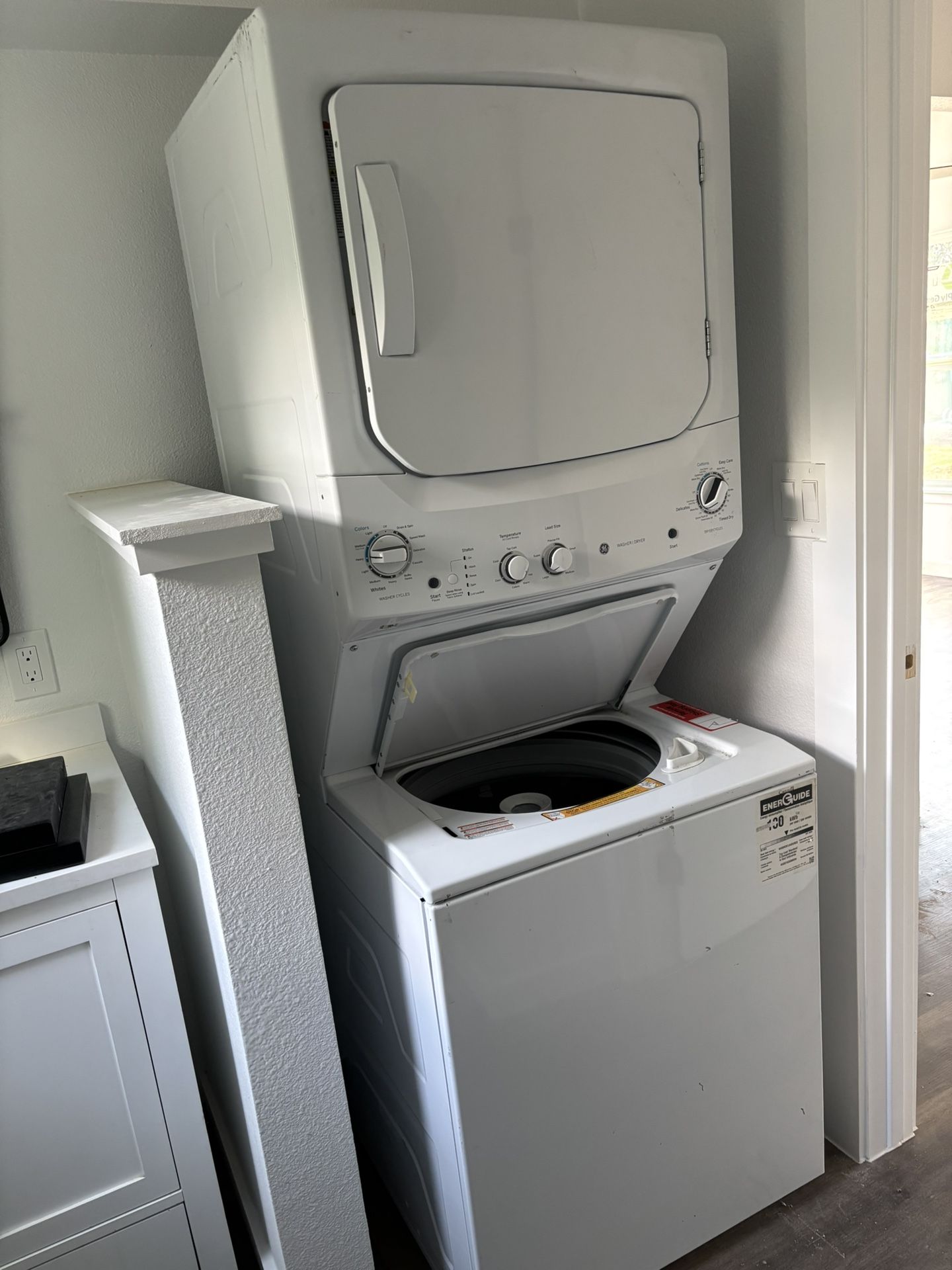 Like New! GE Stackable Washer Dryer GAS! Free Delivery Today! for Sale ...