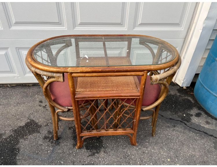 MCM Vintage Bentwood Bamboo Dinette Dining Set for Sale in San Dimas ...