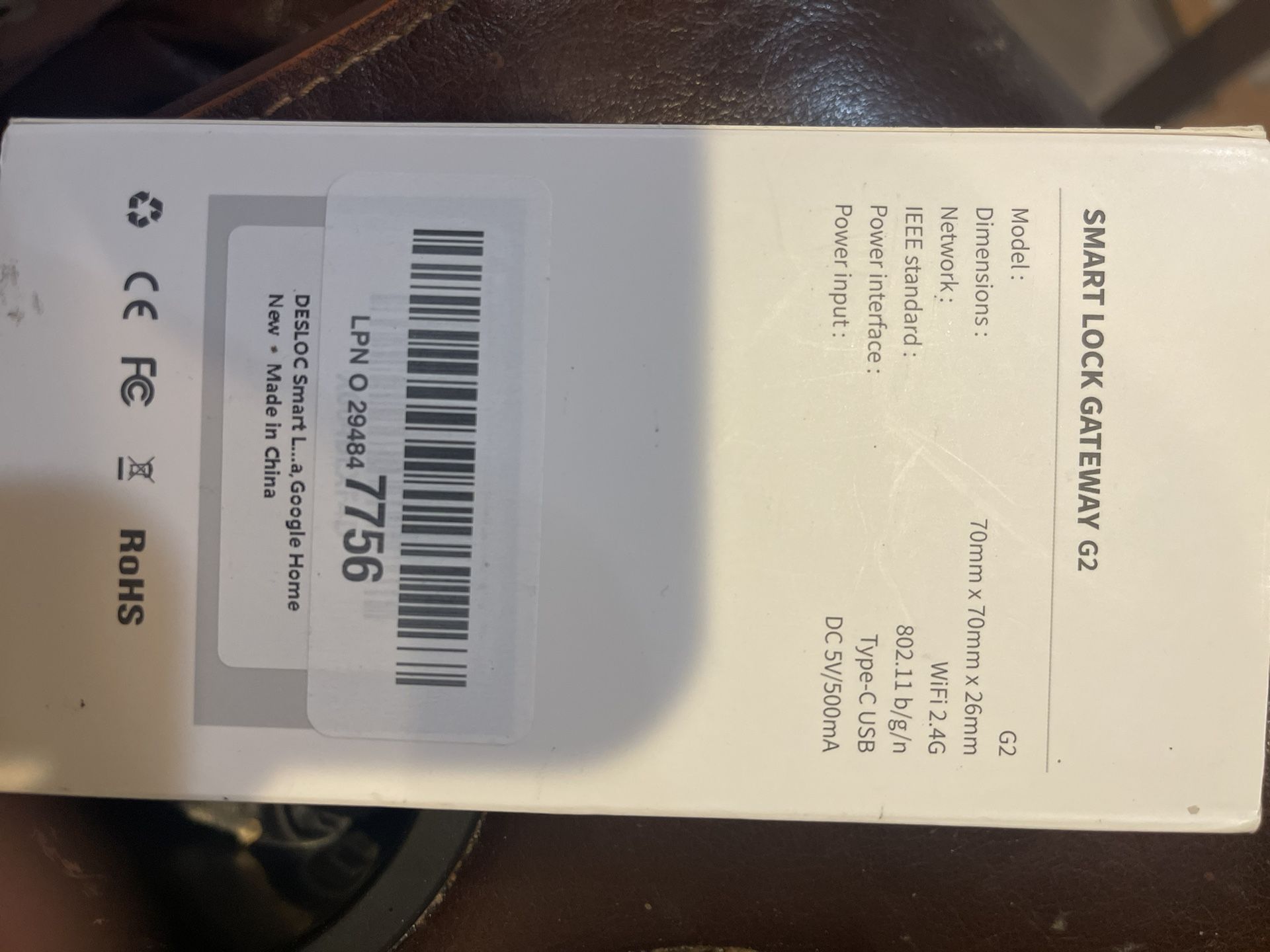 G2 Gateway for TT Lock APP Smart Electronic Door Lock WiFi, for Sale in ...