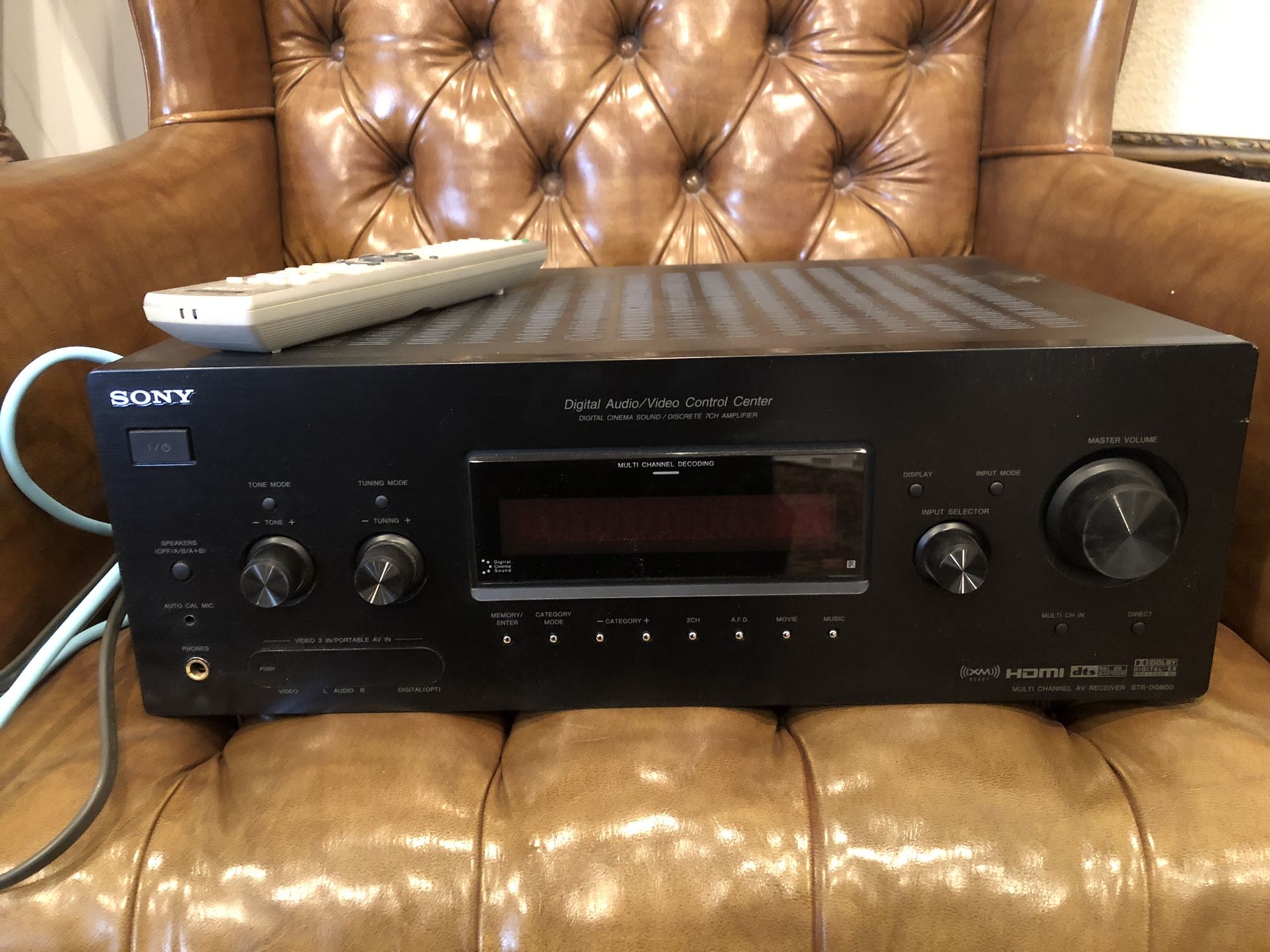 Sony 7.1 Channel AV Reciever , with CD player and speakers for Sale in ...