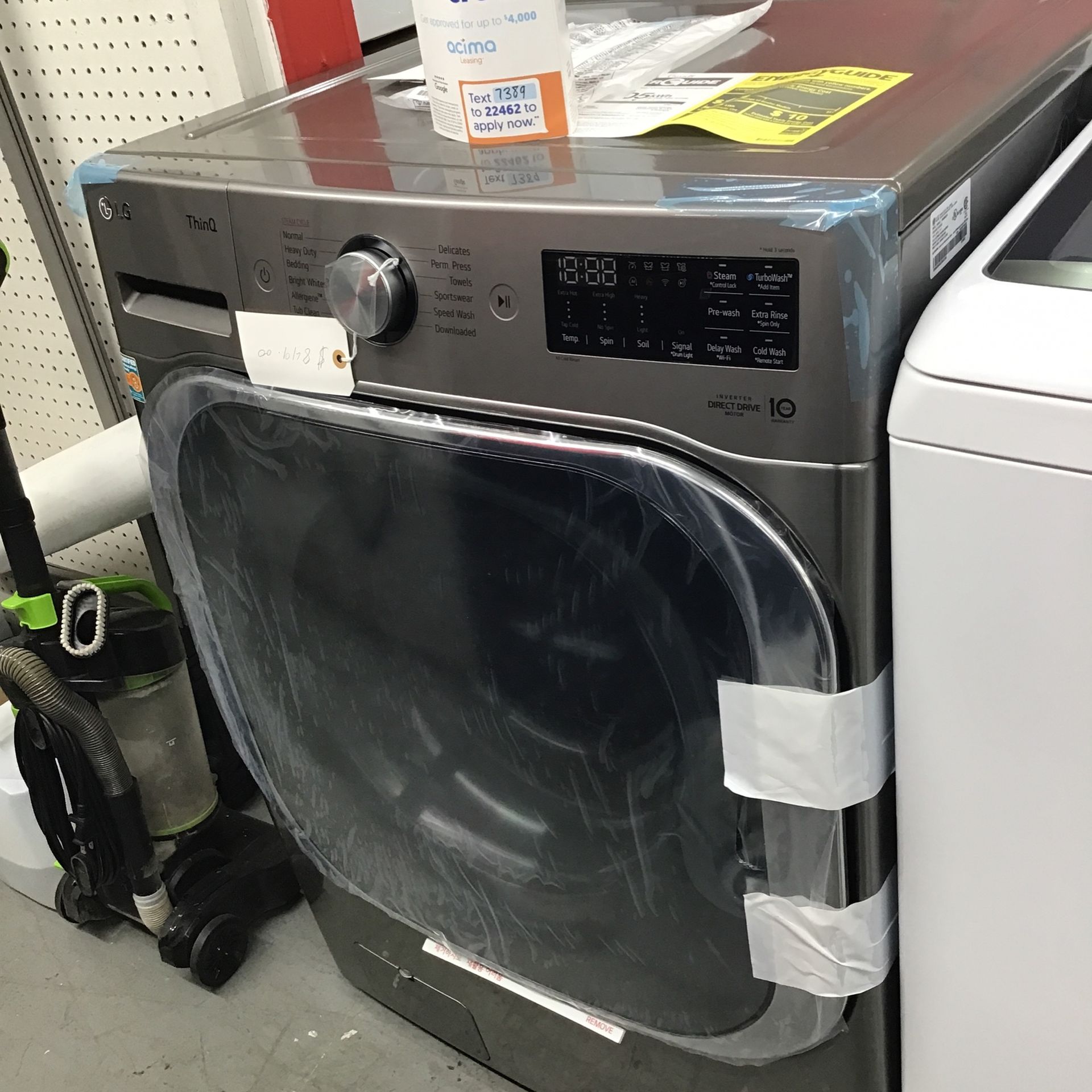 New Scratch And Dent LG Front Load Washer. 1 Year Warranty for Sale in ...