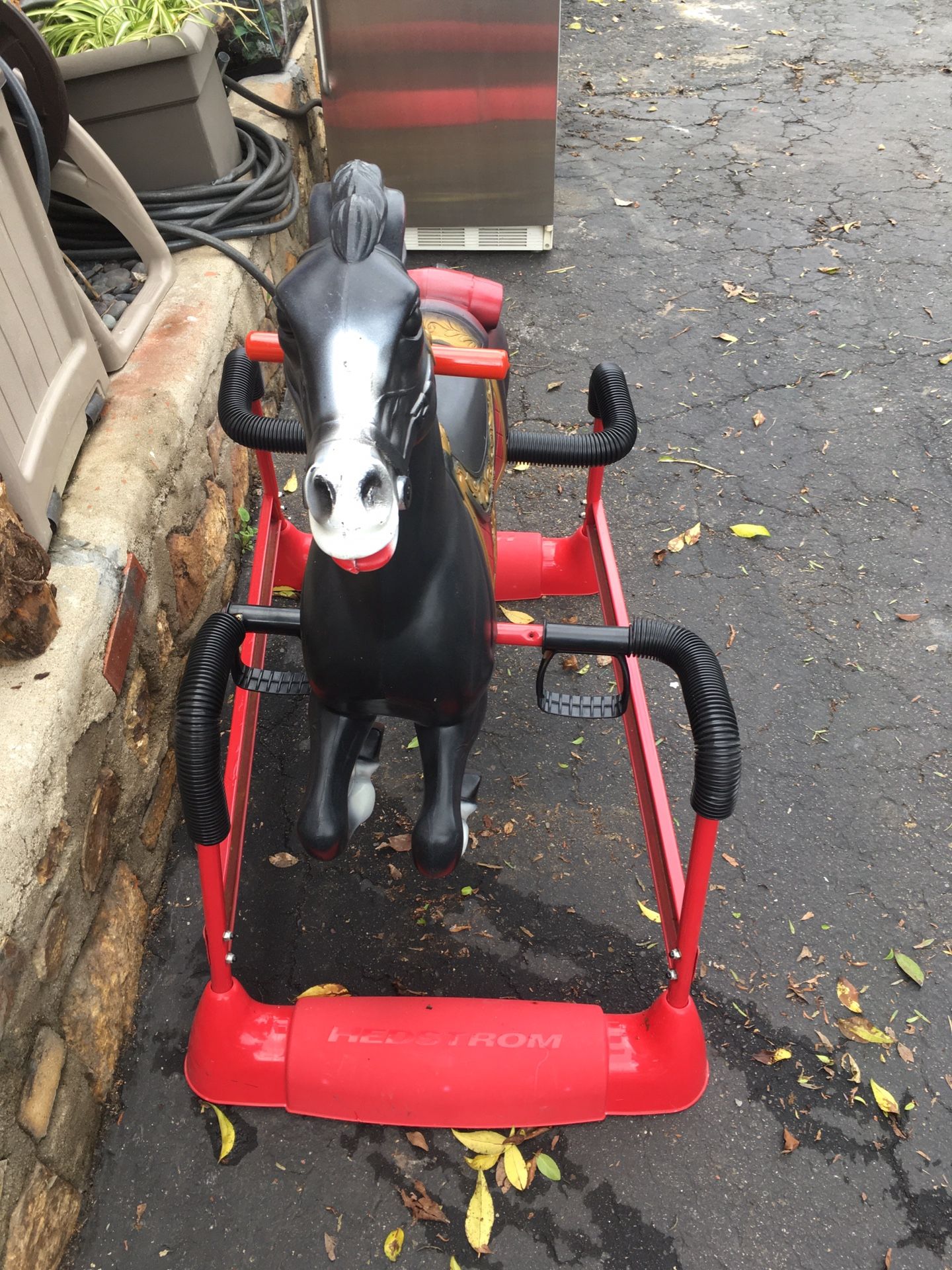 Hedstrom 20022 Big Toy Rocking Bouncy horse with a springs to ride on ...