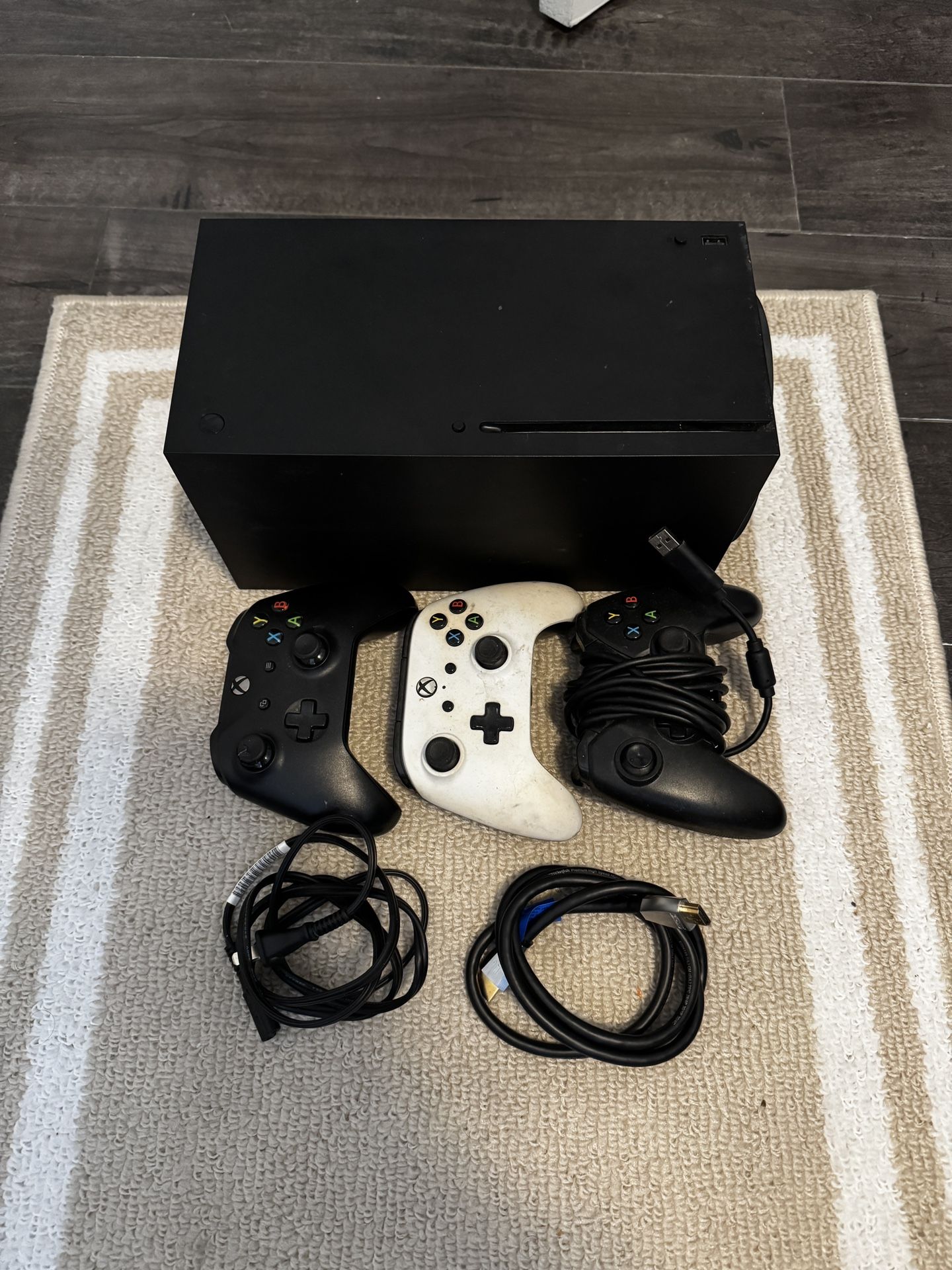 Xbox Series X w/controllers, hdmi, power cables for Sale in Riverside ...