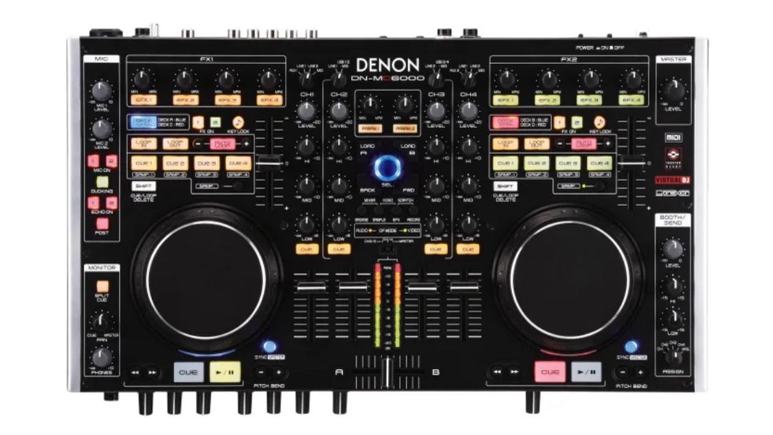 Denon DJ DN-MC6000 4-channel DJ Mixer and Controller for Sale in ...
