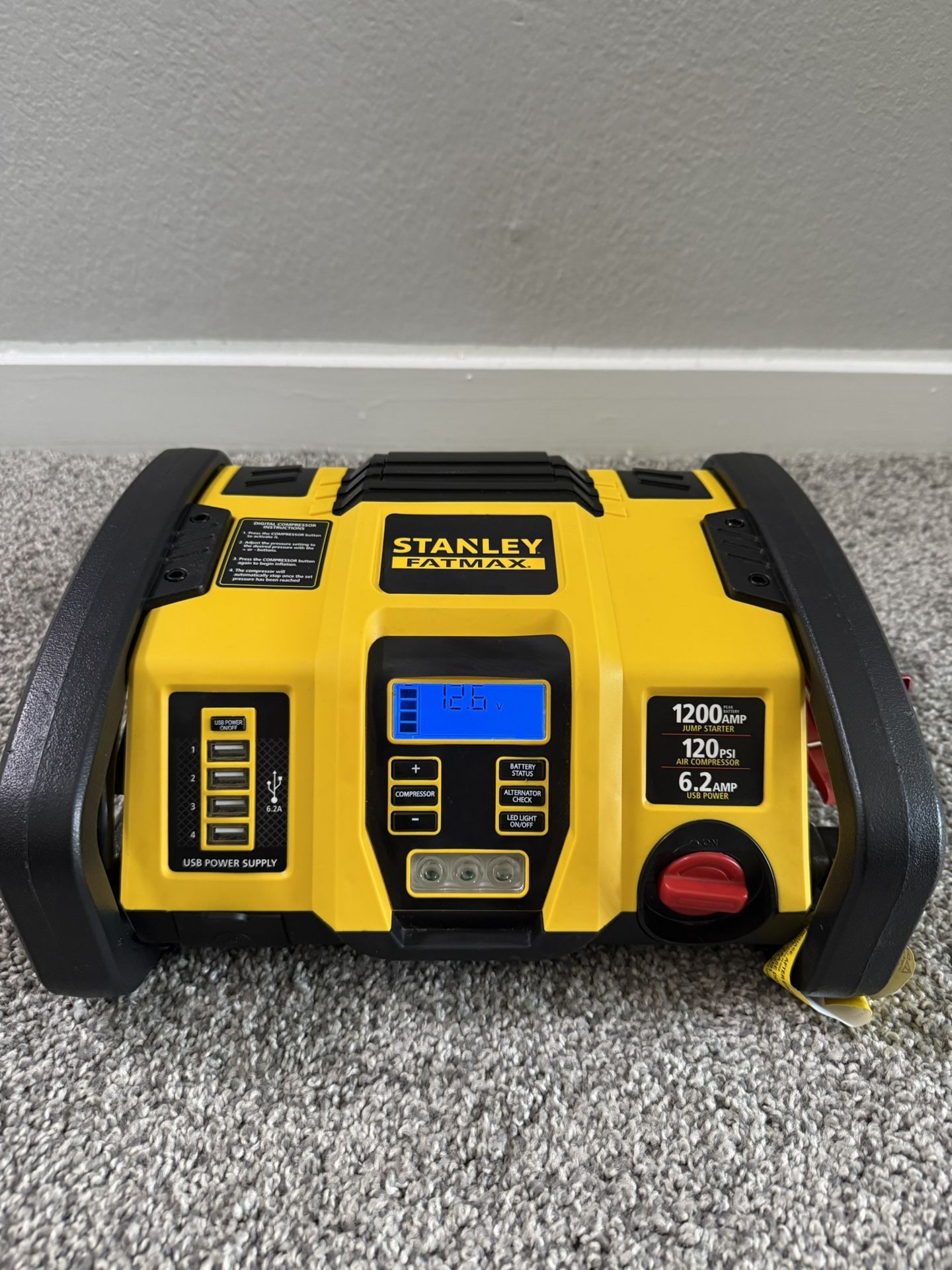 Stanley Fatmax Professional Power Station With 120 Psi Air Compressor