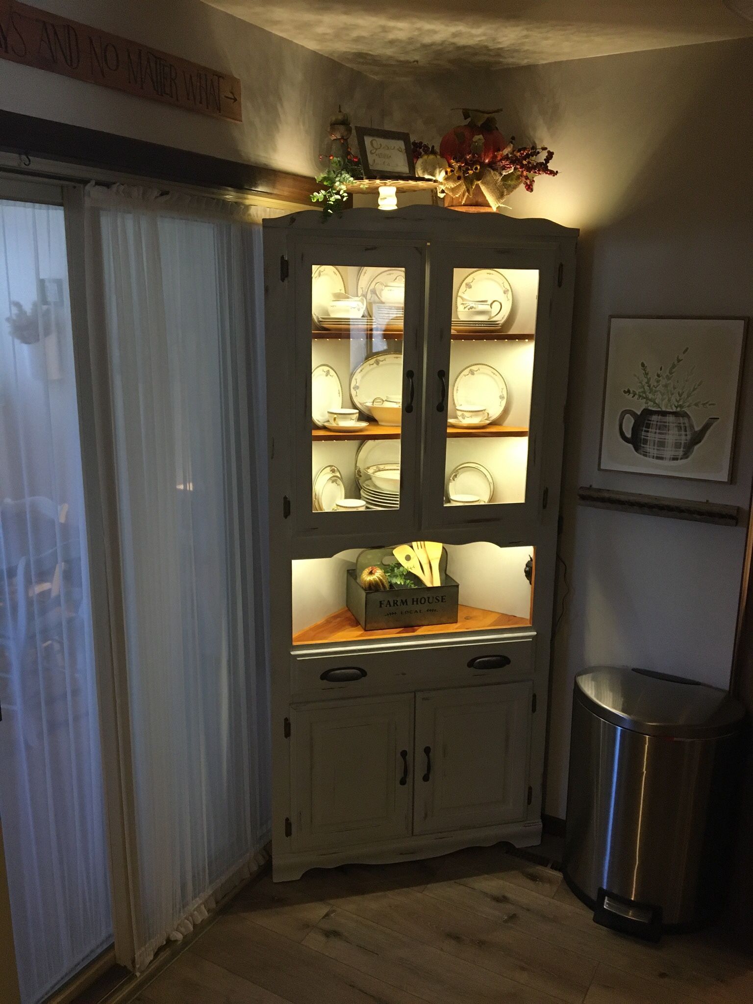 Custom Corner China Cabinet For Sale for Sale in Denver, CO - OfferUp