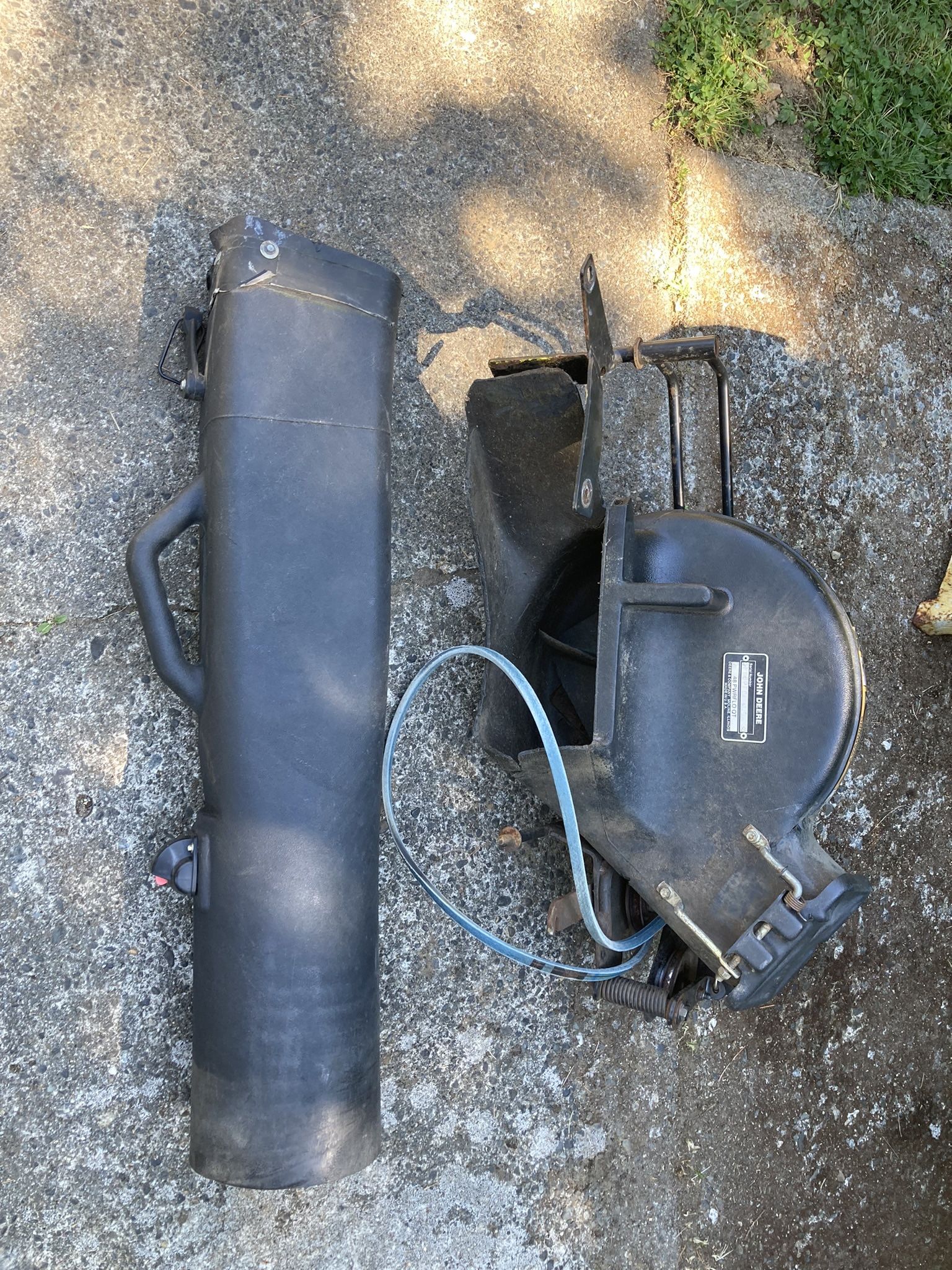 John Deere Power Flow Blower And Chute For A 48” Deck 225 245 325 335 ...