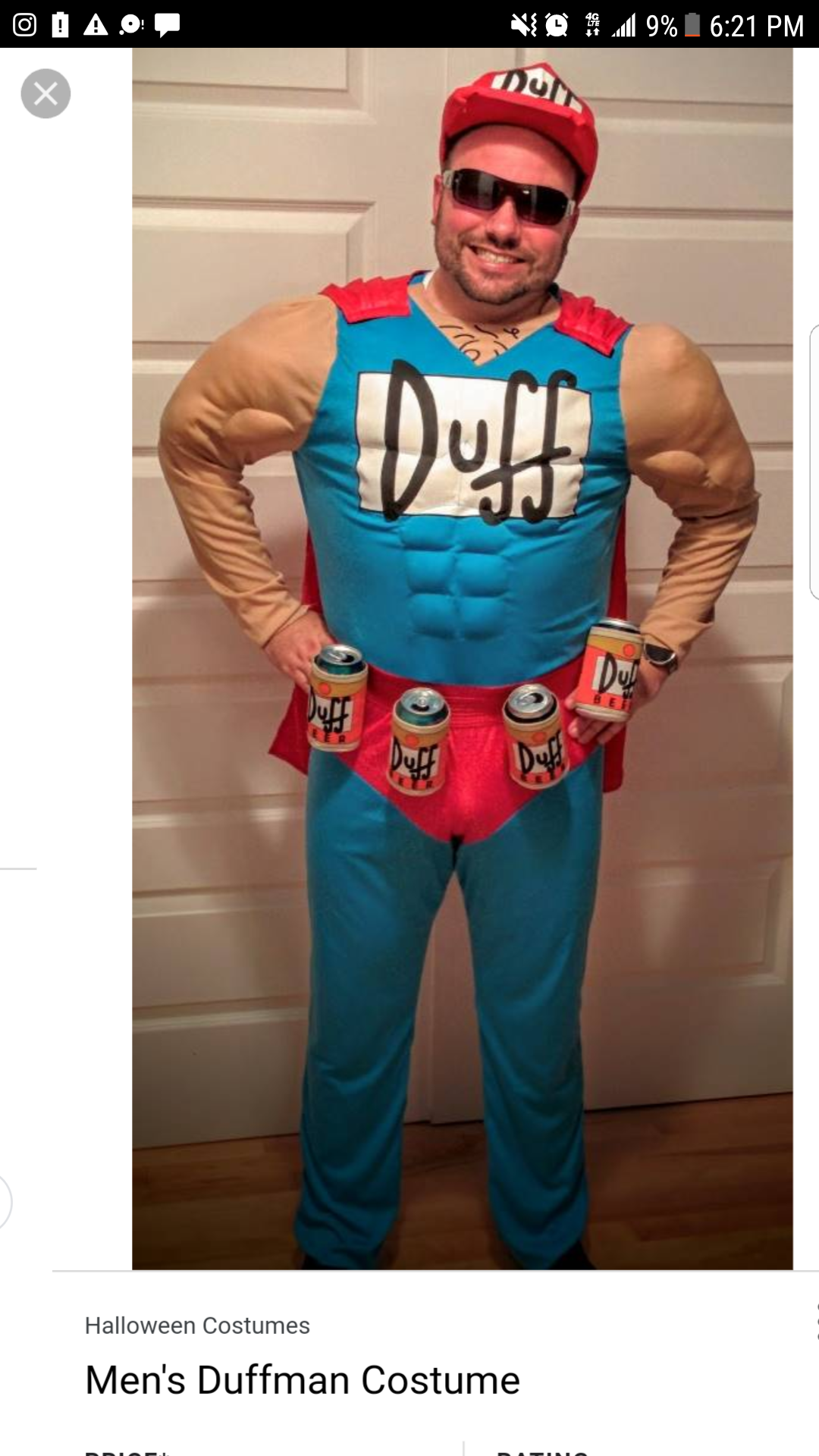 Duffman Cosplay